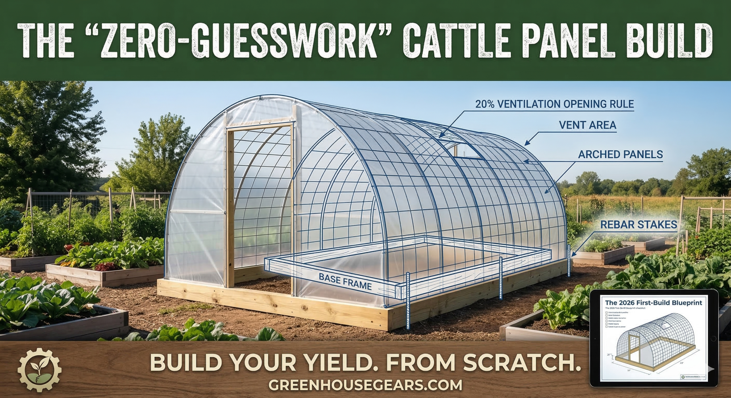 DIY Cattle Panel Greenhouse: The 2026 'Zero-Guesswork' Build Guide ...